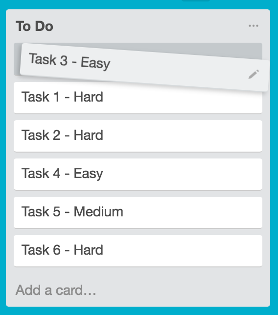 Consequences of Reordering Tasks – PRODUCTIVITY REPORT